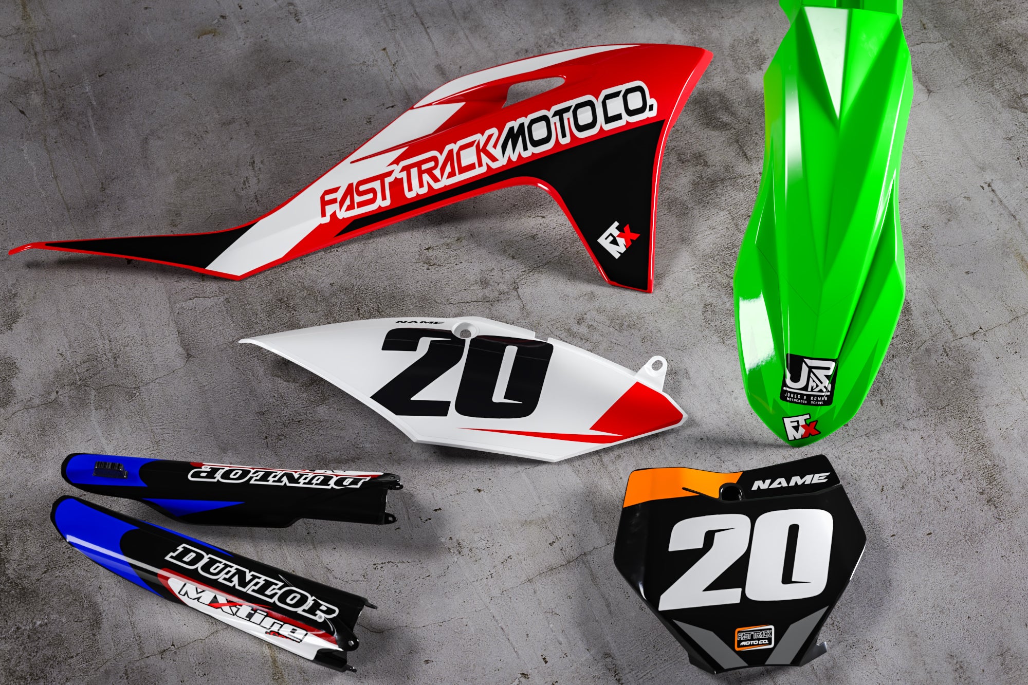 Graphics Kit Re-Prints – Fast Track Moto Co.